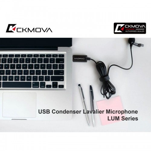 CKMOVA MICROFONO LAVALIER LUM2 CABLE 2 MTS USB-A